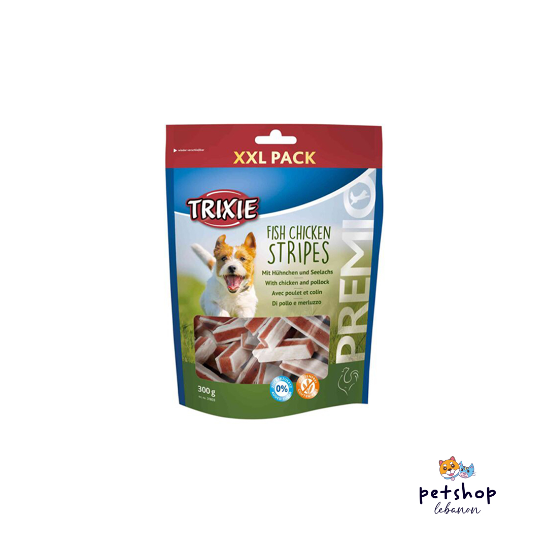 PREMIO Fish Chicken Stripes XXL pack 300 g | pet shop Lebanon