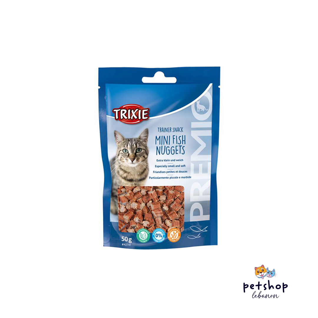 PREMIO Trainer Snack Mini Fish Nuggets 50 g | pet shop Lebanon