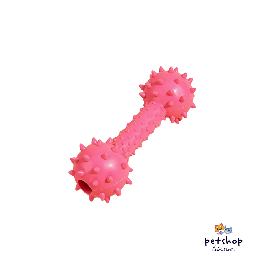 ForPet - Dog Toy Puppy Chewing Sparkly Dummble With Treat Hole 14cm ...