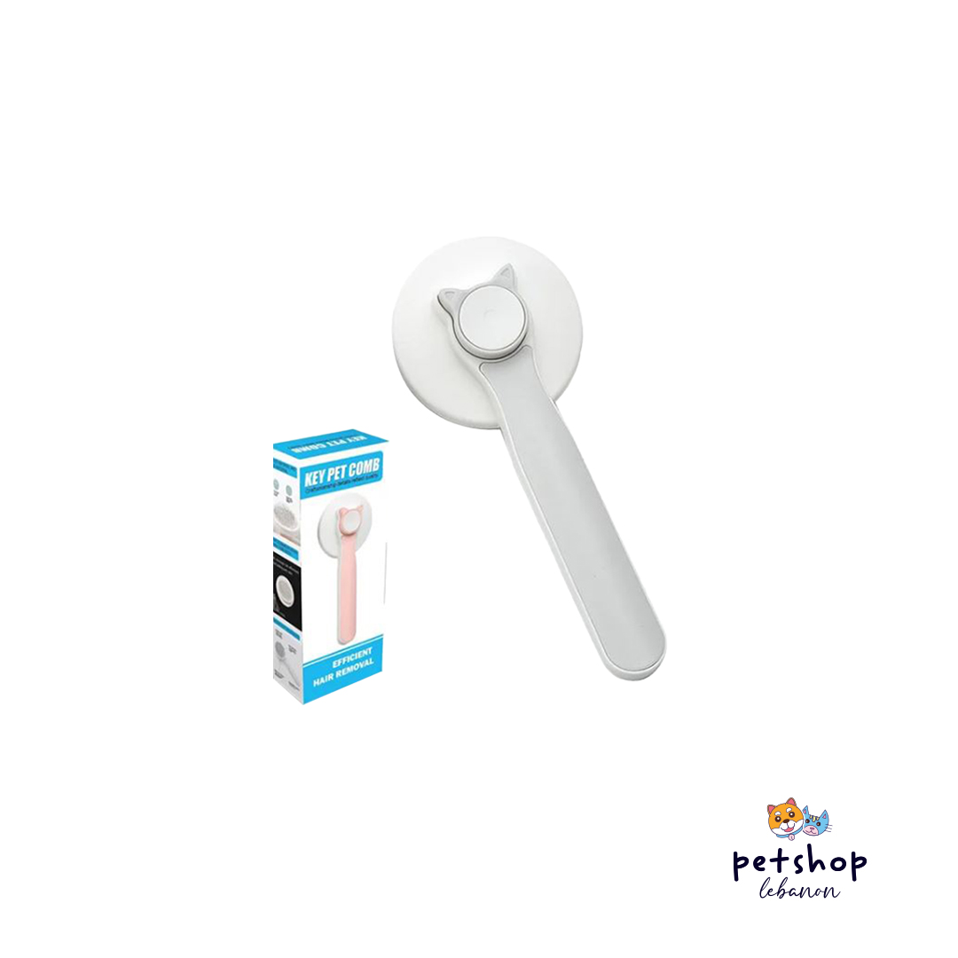 Pet Slicker Brush With switcher Button - Color Box | pet shop Lebanon