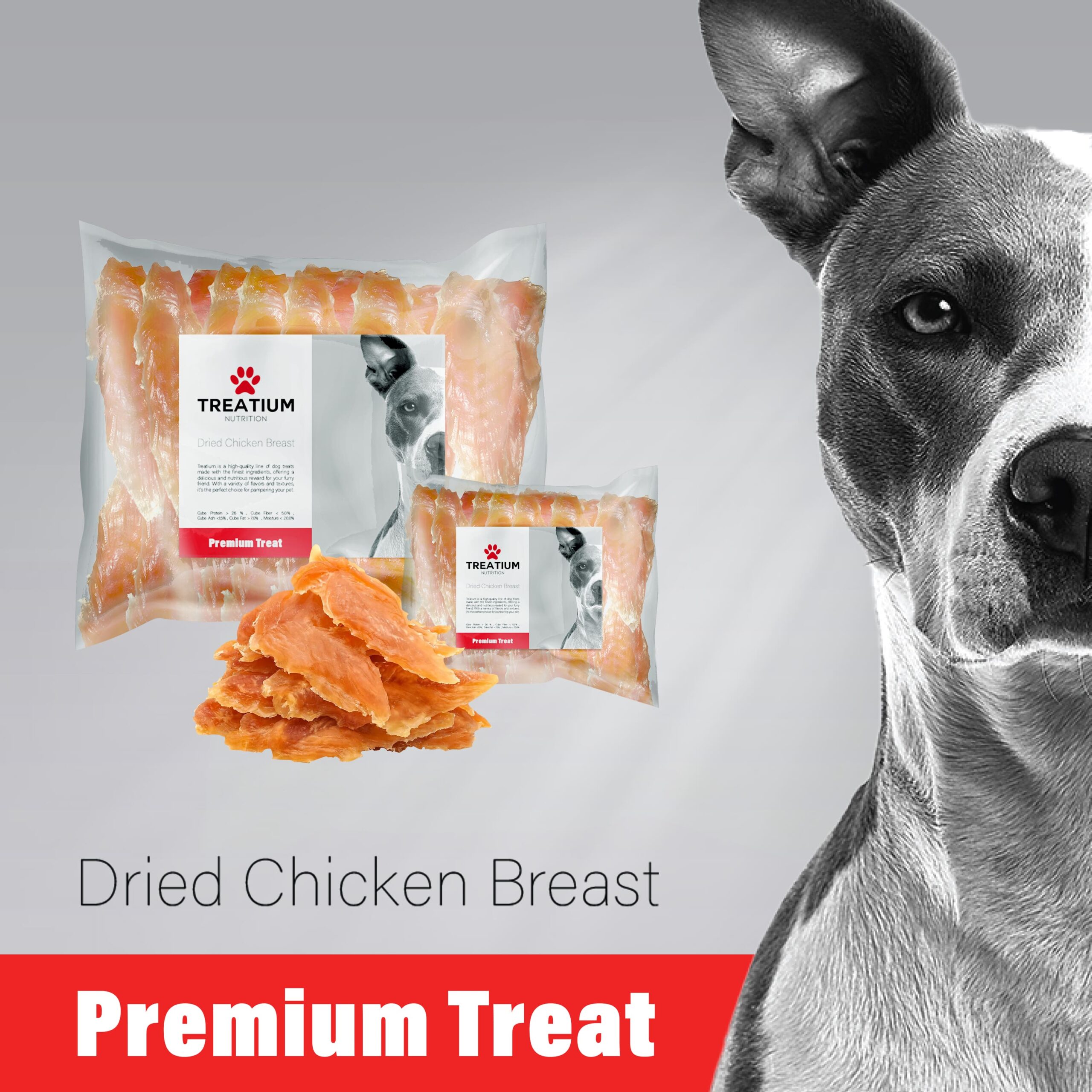 Treatium - Dried Chicken Breast | pet shop Lebanon